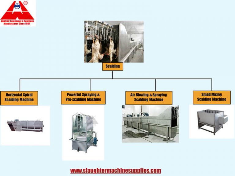 Air blowing scalder scalding machine poultry broiler chicken birds ...